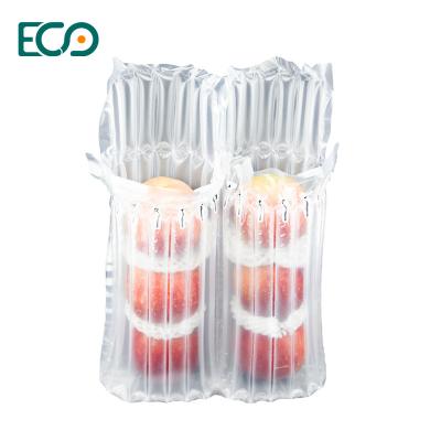 Cina Fruit Protection Transportation Solution Customized Size Air Column Bag Bubble Cushion Wrap Packaging in vendita