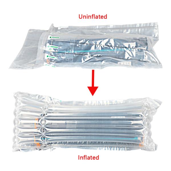 Quality PAPE Air Inflatable Packaging Protective Cushion Wrap For Toner Cartridges for sale
