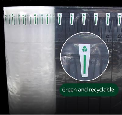 Cina 30CM Eco Friendly High Safety Air Column Cushion Bubble Film Wrap Roll in vendita