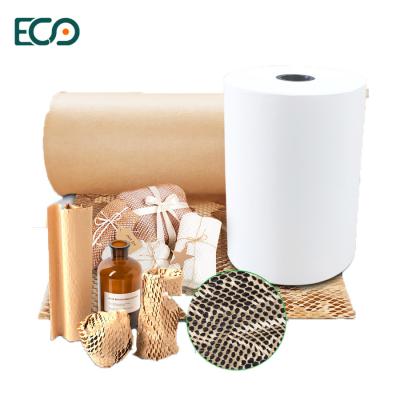 China 100% Recyclable Honeycomb Paper Roll Biodegradable  Eco Friendly en venta