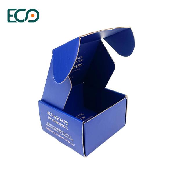 Quality Luxury Dark Blue Mini Gift Packaging Box Cosmetic Paper Box For Face Eyes Cream for sale