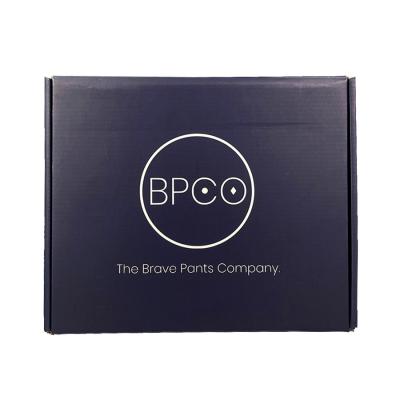 Cina China High Quality Pink And Navy Blue Kraft Paper Box Customized Gift Packaging Mailer Box in vendita