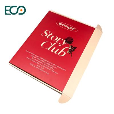 China Large Big Size Jumbo Red Decorative Printing Custom Shipping Cardboard Paper Gift Boxes Te koop