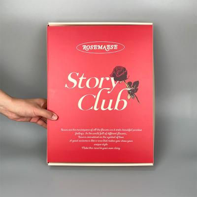 Cina Large Big Size Jumbo Red Decorative Printing Custom Shipping Cardboard Paper Gift Boxes in vendita