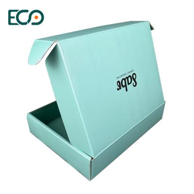 Cina Mint Green Recyclable Beauty Products Packaging Box CMYK  Printed Mailer Box in vendita