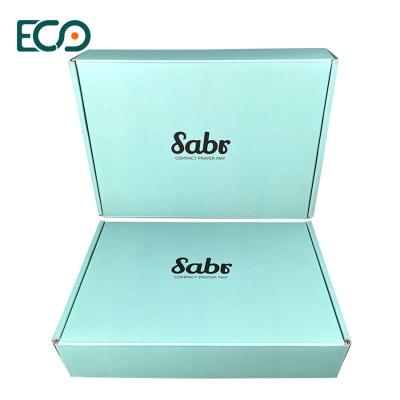 Cina Mint Green Recyclable Beauty Products Packaging Box CMYK  Printed Mailer Box in vendita