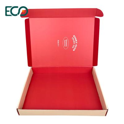 Китай Red Matte Corrugated Mailer Box Printing Gift Paper Packaging Large Big Shipping Boxes продается