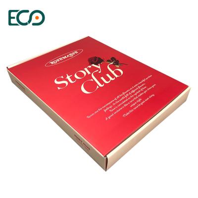 Китай Red Matte Corrugated Mailer Box Printing Gift Paper Packaging Large Big Shipping Boxes продается
