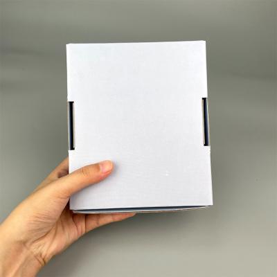 Cina Personalized  Light Blue Macaroon Color Print Small Cardboard Gift Mailer Box in vendita