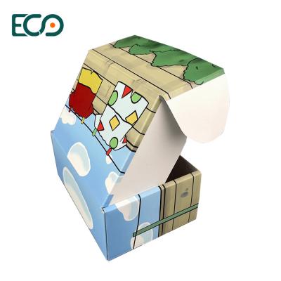 Cina Cartoon Design Corrugated Mailer Box Baby Clothing Dress  Shipping Box in vendita