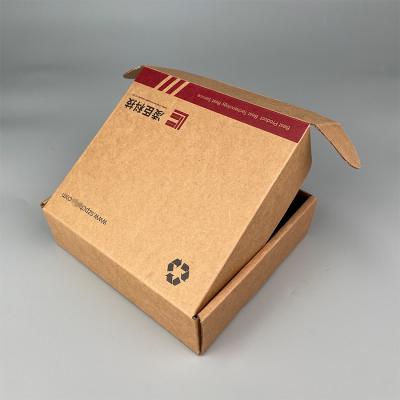 China Plain Disposable Brown Food Corrugated Kraft Paper Box With Recycled Materials zu verkaufen