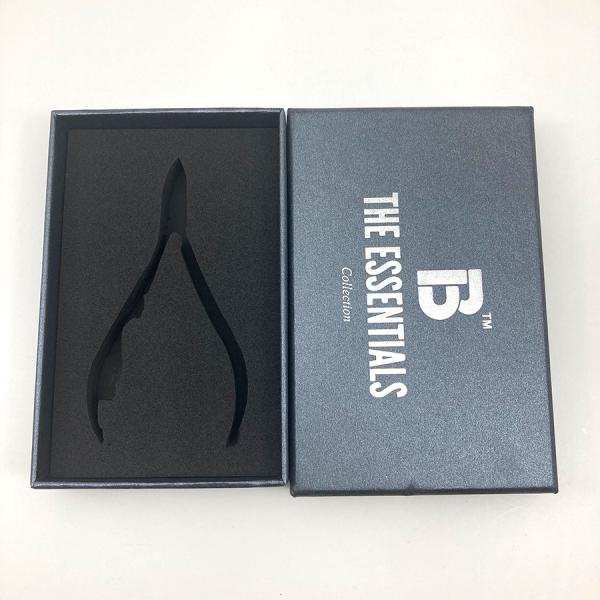 Quality Lid And Base Gift Packaging Blacpaper Box With Gold Foil Stamping EVA Insert for sale