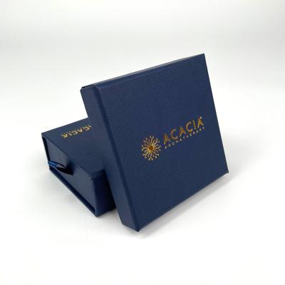 China Jar And Jewelry Small Gift Box Custom Logo Jewelry Packaging Earring Necklace Bracelet Luxury Cardboard Box With Velvet Insert Te koop