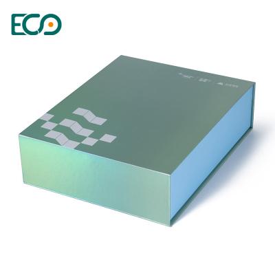 China A4 Custom Magnetic Rigid Candle Box Laser Glitter Luxury Paper Box With Magnetic Closure Te koop