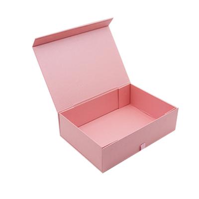 Cina Wholesale Custom Printed Handmade Luxury Rigid Paper Cardboard Orange Simple Empty Magnetic Closure Gift Box in vendita