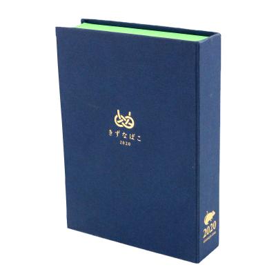 China 8x8 Green Book Shape Rigid Box Gift Box With Flannelette Coating for sale