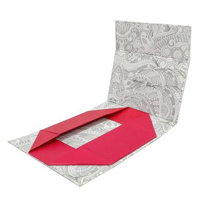 Cina Decorative Rigid Gift Box Christmas Pink And White Luxury Foldable in vendita