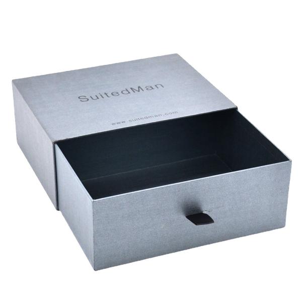 Quality Drawer Type Rigid Box Custom Print Kraft Plain Sliding Box OEM Manfacture for sale