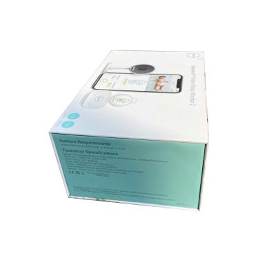 Cina Customized Haze Blue Nice Magnetic Gift Box With Lid For Gifts Package in vendita
