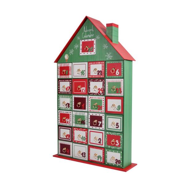 Quality Empty Makeup Ddvent Calendar Large Custom Christmas Paper Packaging Box For for sale