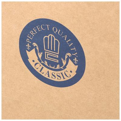 Cina Dark Blue Kraft Paper Bag Eco Friendly  Pharmacy Shopping Cute Gift Paper Bag in vendita