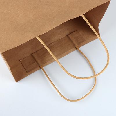 Cina Dark Blue Kraft Paper Bag Eco Friendly  Pharmacy Shopping Cute Gift Paper Bag in vendita