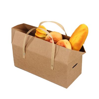 China Box Shape Washable Kraft Custom Standup Luxury Packaging Paper Bags With Handle for sale