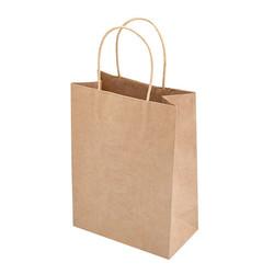 Quality Box Shape Washable Kraft Custom Standup Luxury Packaging Paper Bags With Handle for sale