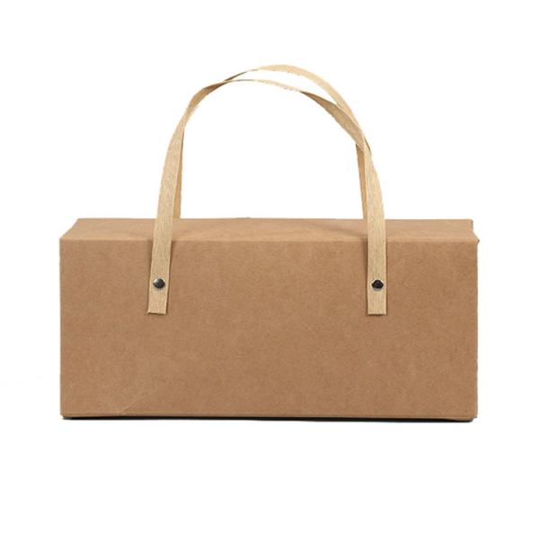 Quality Recycled Cardboard Kraft Paper Bag Shopping Custom Print Logo Personalized Paper for sale
