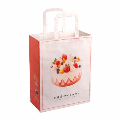 Cina Bakery Food Packaging Kraft Paper Bag  Low Moq White Craft Kraft Paper Packaging Bag in vendita