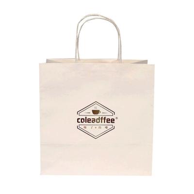 Cina Bakery Food Packaging Kraft Paper Bag  Low Moq White Craft Kraft Paper Packaging Bag in vendita
