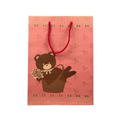 Cina Merchandise Kraft Paper Bag Decorative Paper Packaging Bags For Market Boutique in vendita
