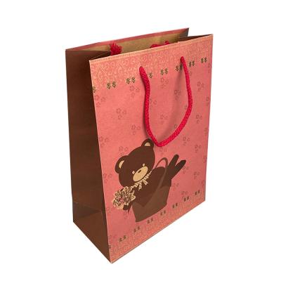 Cina Merchandise Kraft Paper Bag Decorative Paper Packaging Bags For Market Boutique in vendita