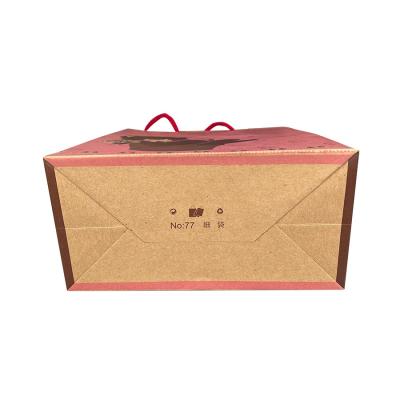 Cina Merchandise Kraft Paper Bag Decorative Paper Packaging Bags For Market Boutique in vendita
