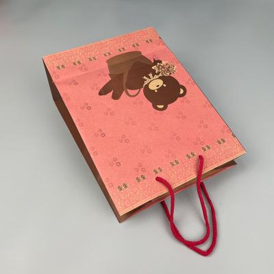Cina Merchandise Kraft Paper Bag Decorative Paper Packaging Bags For Market Boutique in vendita