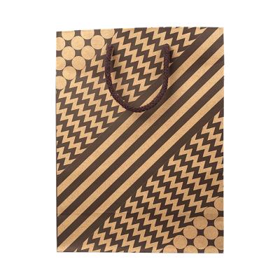 Cina Heavy Duty Personalised Khaki Paper Bag For Gift Packaging Shopping in vendita