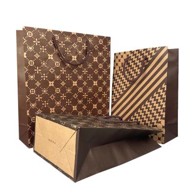 Cina Heavy Duty Personalised Khaki Paper Bag For Gift Packaging Shopping in vendita