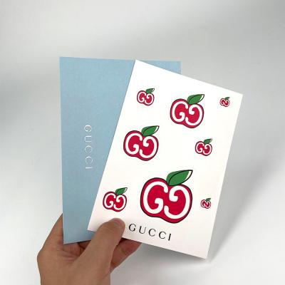 China Eco Friendly Recycled Paper Card Custom Printing Dried Flower Greeting Card For Gift for sale