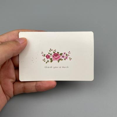 Cina Deck Game Recycled Paper Card Gold Stamping Thank You Paper Card With Logo Printing in vendita