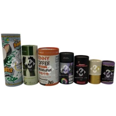 China Food Grade Custom Paper Tube Packaging Waterproofing Moisture Resistance for sale