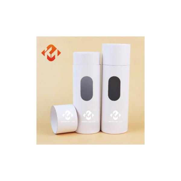 Quality Biodegradable Round Paper Tube Box Recyclable Paper Cylinder Box Customized for sale