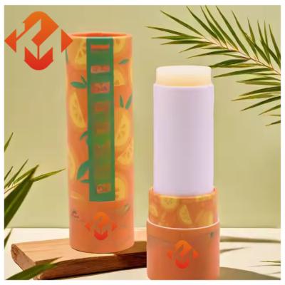 China Environmentally Friendly Push Up Paper Tube Fashion Style Lipstick Paper Tube Packaging for sale
