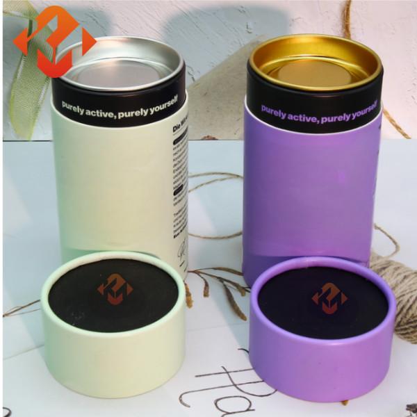 Quality Cylindrical Custom Paper Tube Packaging Biodegradable Kraft Paper Candle Tube for sale