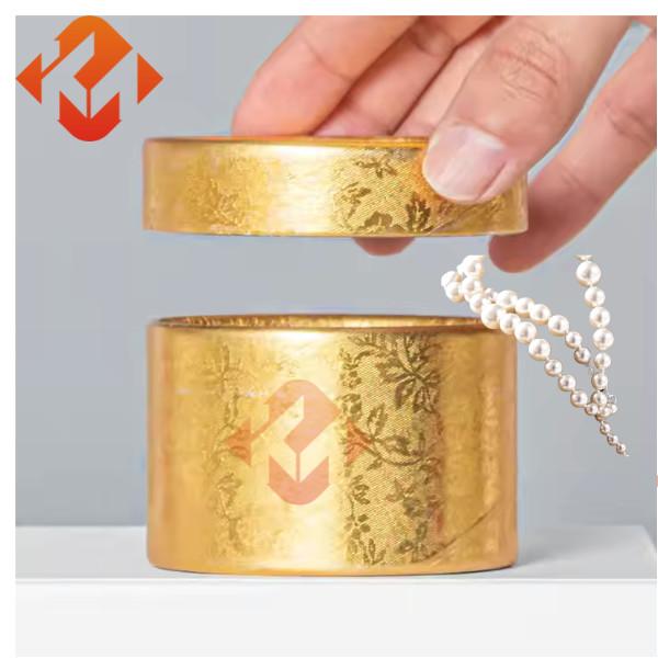 Quality Necklace Earrings Paper Gift Tube Recycled Kraft Paper Tube Packaging for sale