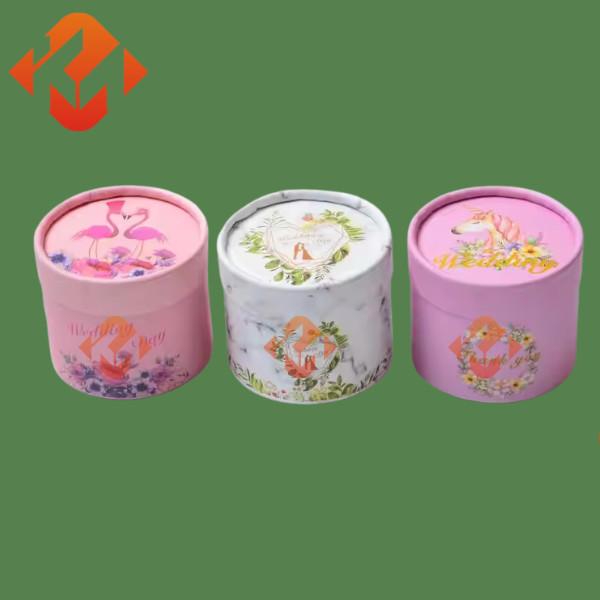 Quality Custom Paper Gift Tube Jewelry Cylinder Paper Tube Packaging Stylish Design for sale