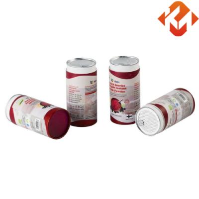 China Custom Logo Circular Cylinder Paper Tube Packaging Gift Box Food Can For  Spice Coffee Bean Tea Nut for sale