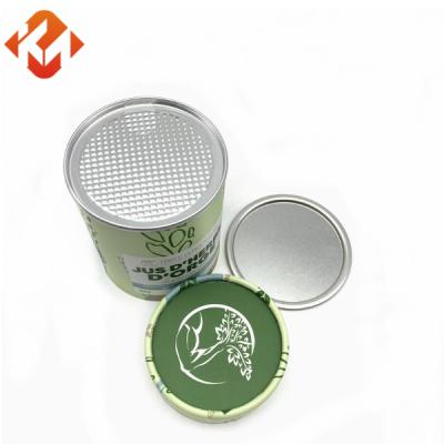 중국 맞춤형 세련된 고품질 단백질 식품 등급 종이 캔 포장 원통형 포장 판매용