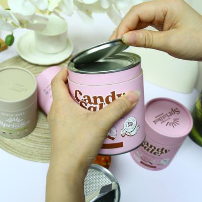 China Environmentally friendly food grade composite aluminum foil lined sealed composite can packaging for sale