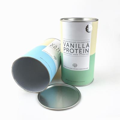 Κίνα Τιμή χονδρικής εργοστασίου προσαρμοσμένη συσκευασία πρωτεΐνης από χάρτινο βάζο kraft προς πώληση