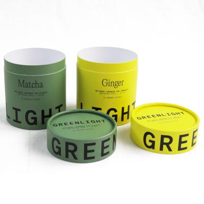 Κίνα Προσαρμοσμένο λογότυπο Χειροποίητα Βιοδιασπώμενα Χαρτί Συσκευασία καραμέλας Στρογγυλά Χάρτινα Σωληνωτά Κουτιά για Γλυκά προς πώληση